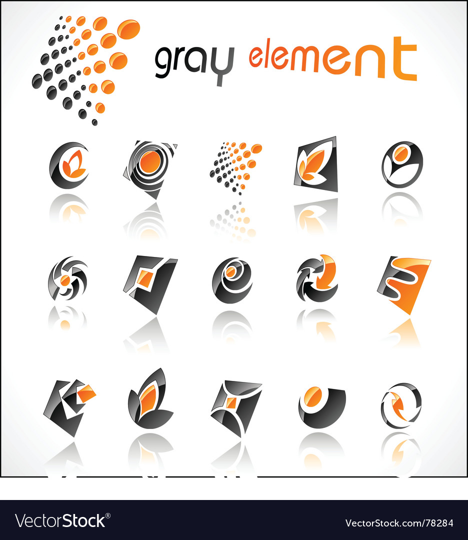 Design elements Royalty Free Vector Image - VectorStock