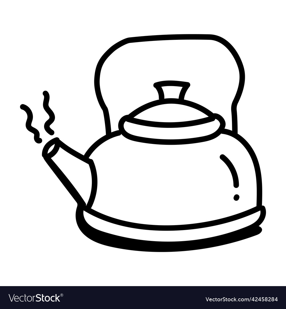 Kettle Royalty Free Vector Image - VectorStock