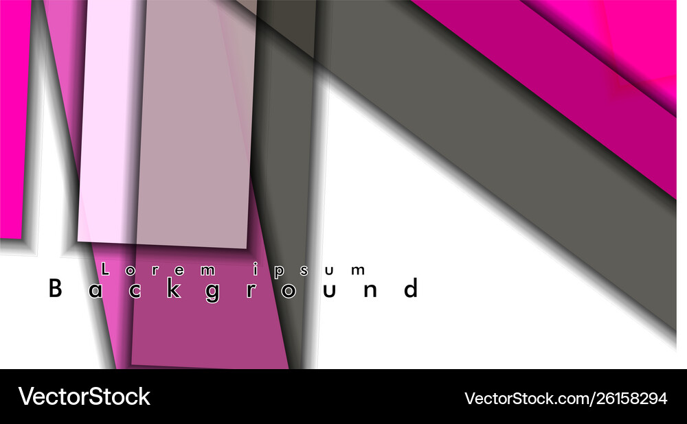Abstract background design rectangular tube Vector Image
