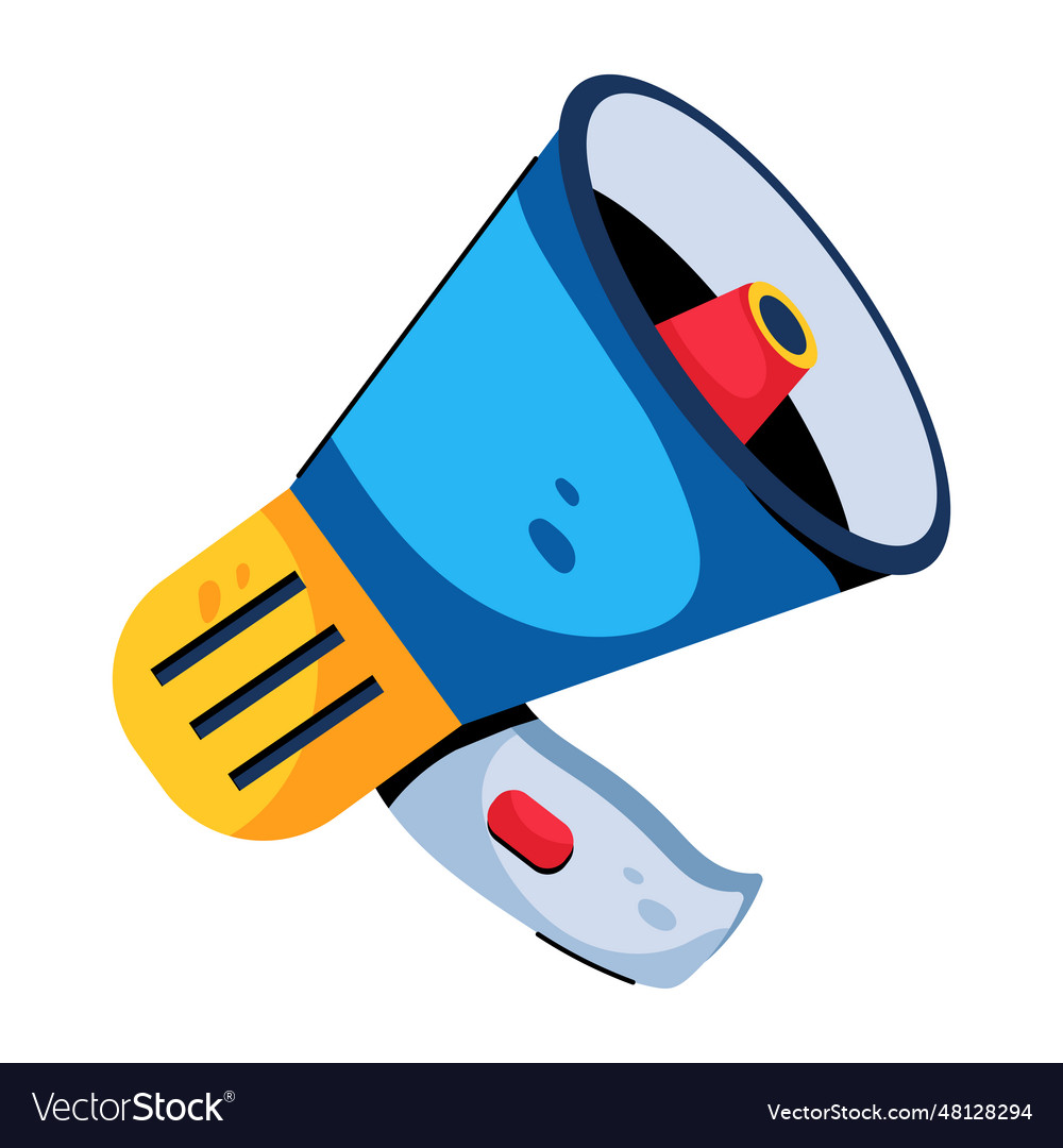 Megaphone announcement Royalty Free Vector Image Megaphone announcement Royalty Free Vector Image