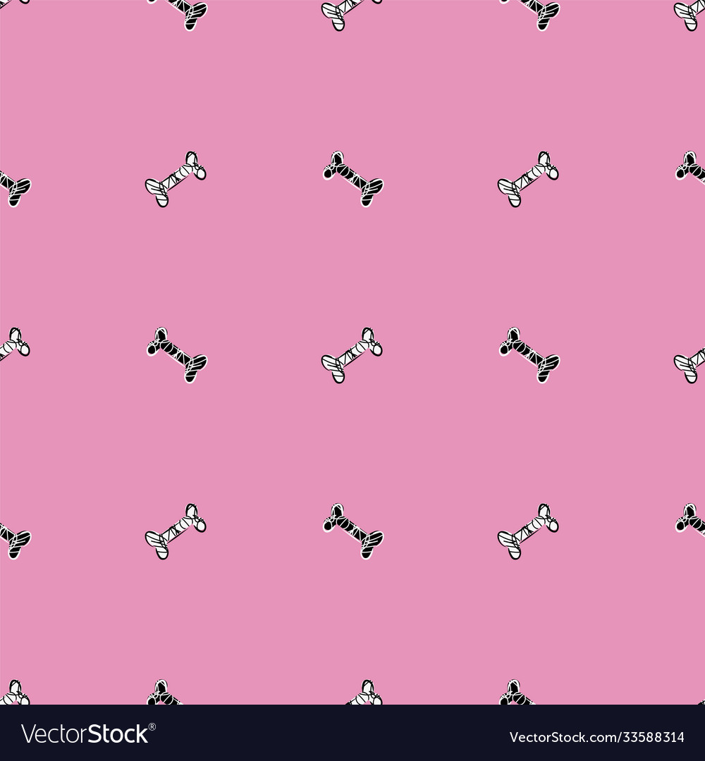 Dog bone seamless pattern Royalty Free Vector Image