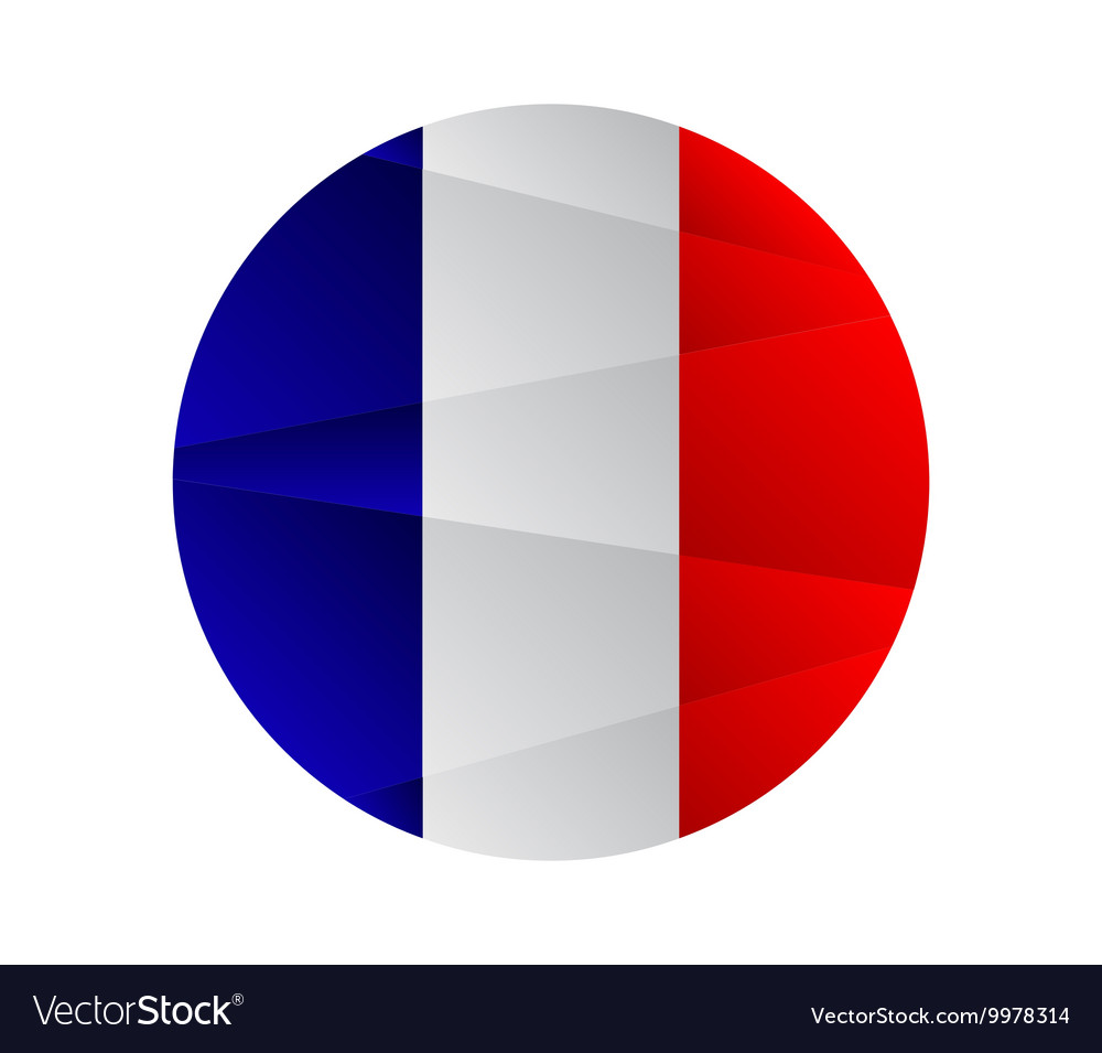 Flag of france Royalty Free Vector Image - VectorStock
