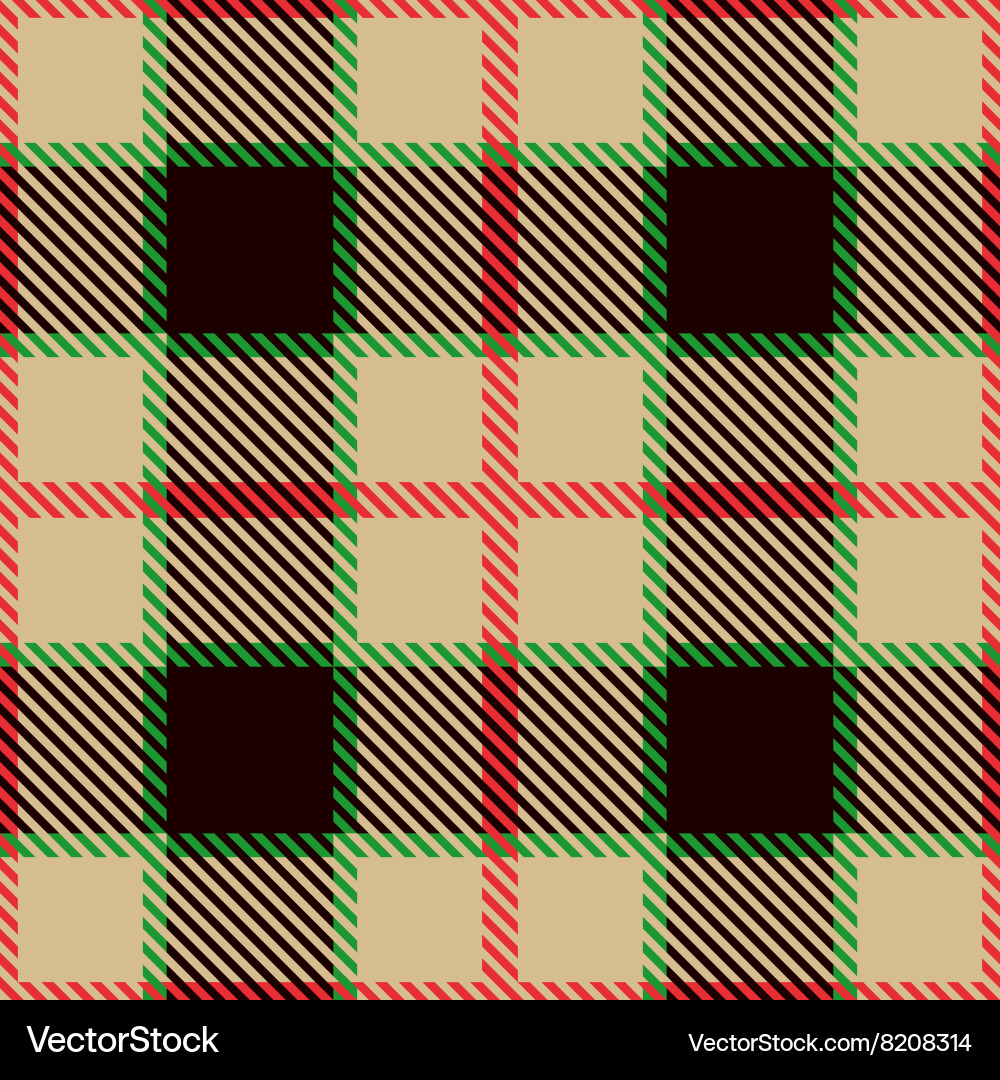 Seamless tartan pattern Royalty Free Vector Image