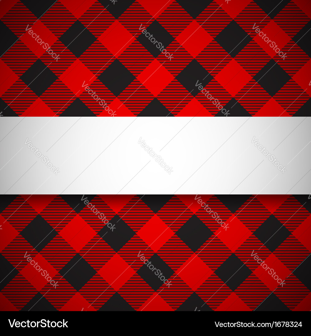 Classic tilted lumberjack plaid pattern Royalty Free Vector