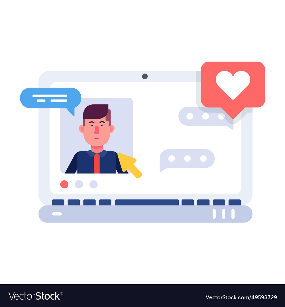 Client chat Royalty Free Vector Image - VectorStock