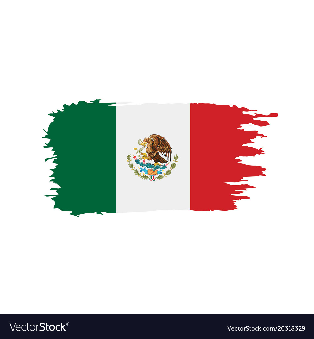 Mexican Flag Royalty Free Vector Image VectorStock