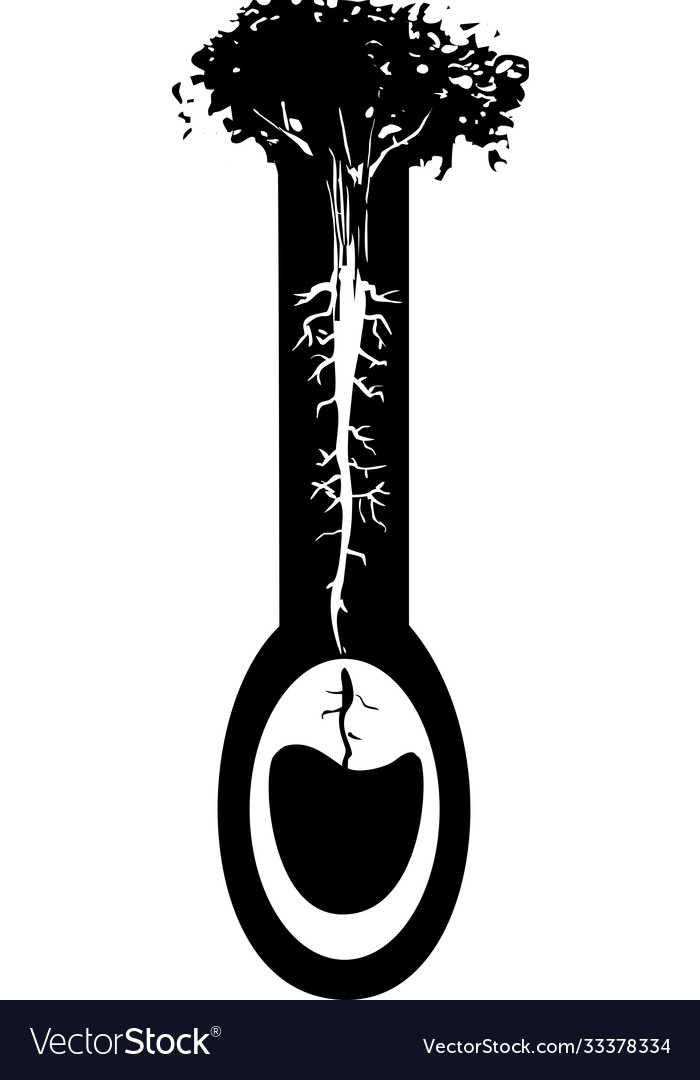 Drinking tree Royalty Free Vector Image - VectorStock