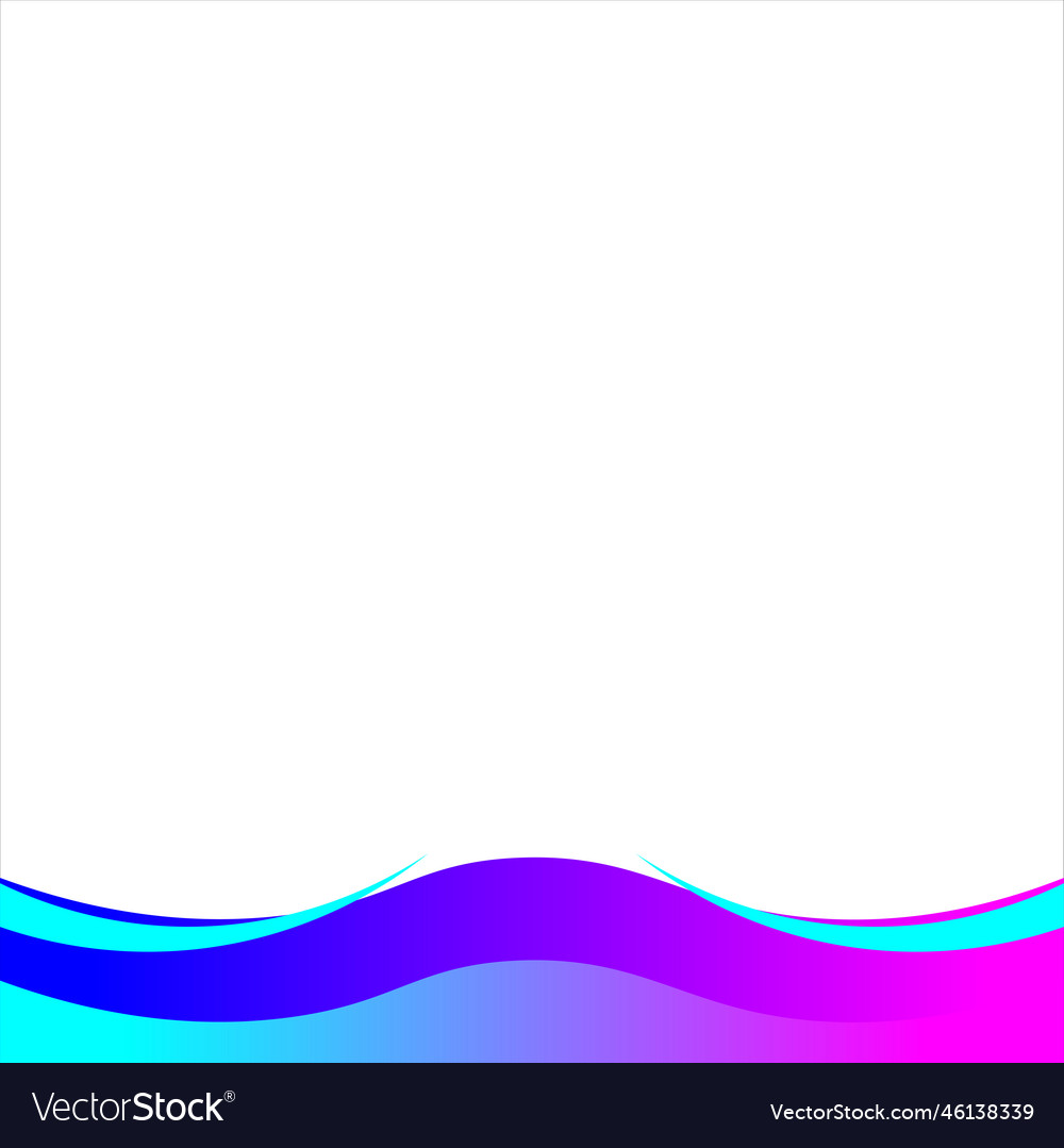 Gradient abstract footer Royalty Free Vector Image