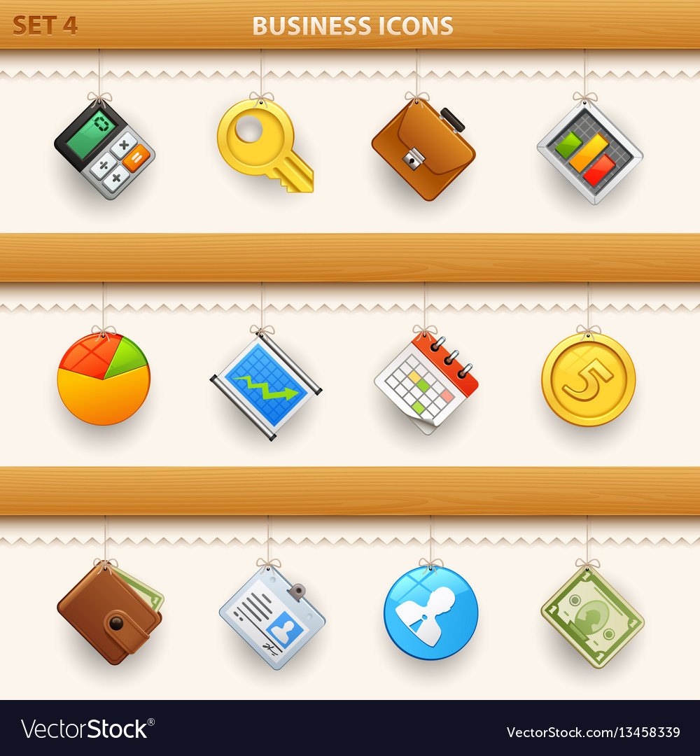 Hung icons - set 4 Royalty Free Vector Image - VectorStock Hung icons - set 4 Royalty Free Vector Image - VectorStock