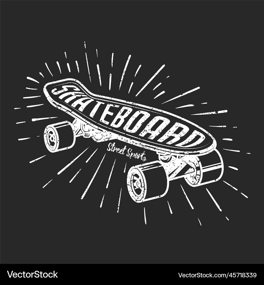 Skateboard Royalty Free Vector Image - VectorStock
