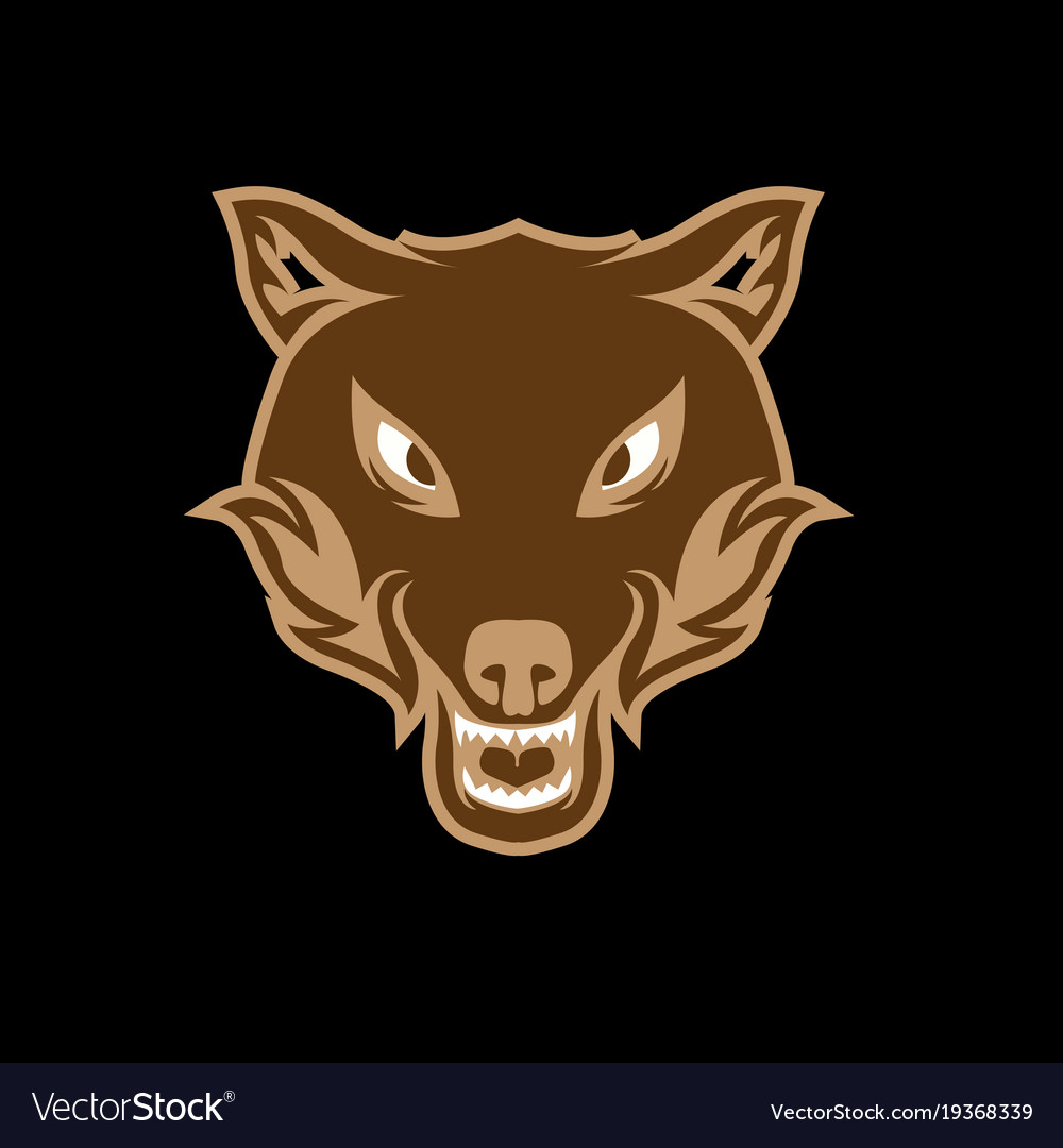 Wolf logo Royalty Free Vector Image - VectorStock