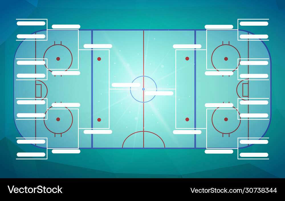 16 Team Tournament Bracket Template Royalty Free Vector