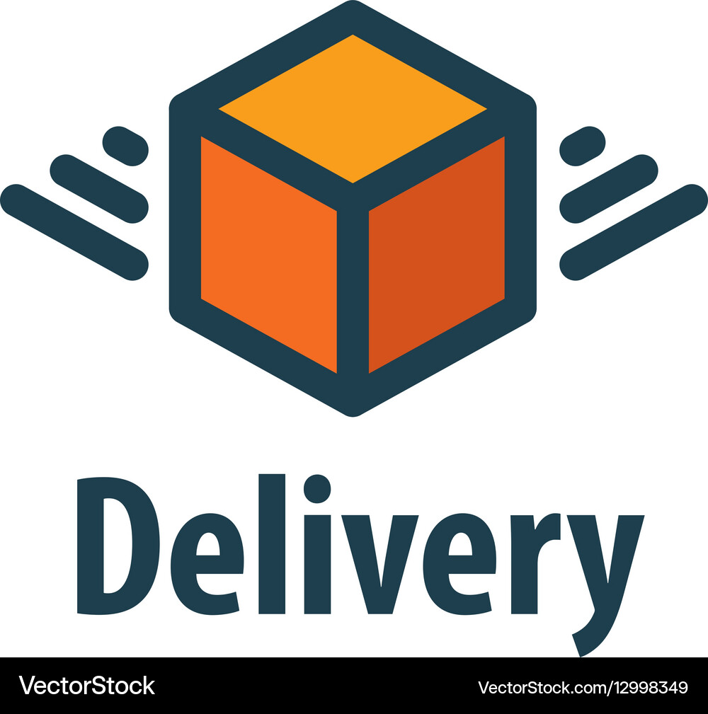 Delivery logo template Royalty Free Vector Image