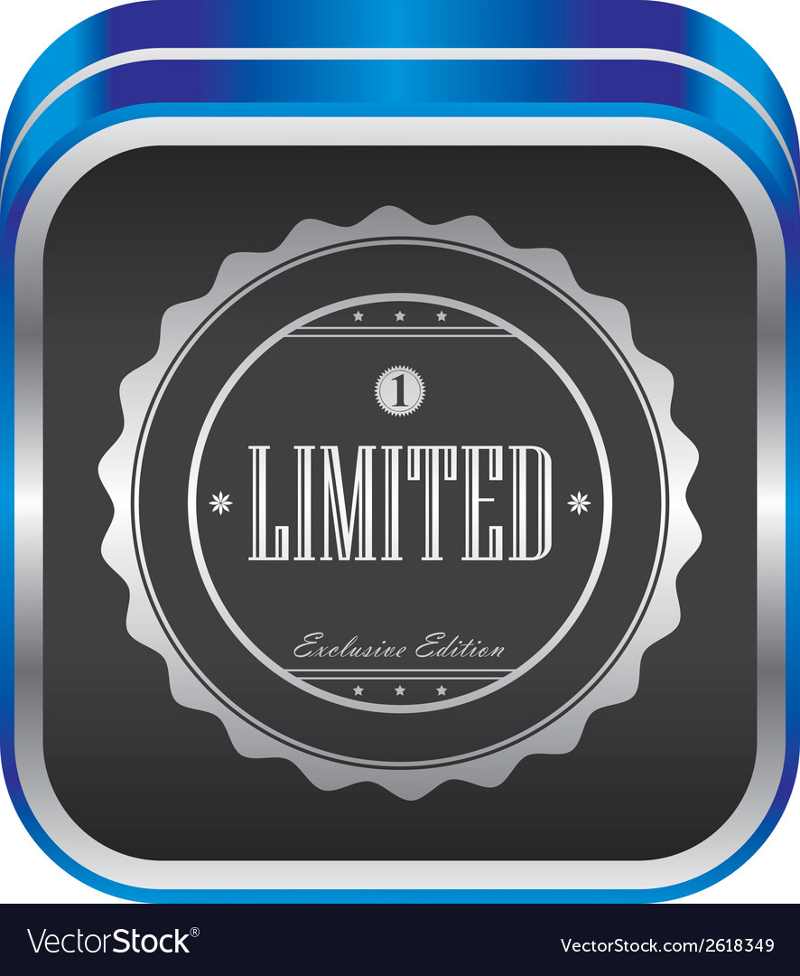 Quaility button Royalty Free Vector Image - VectorStock