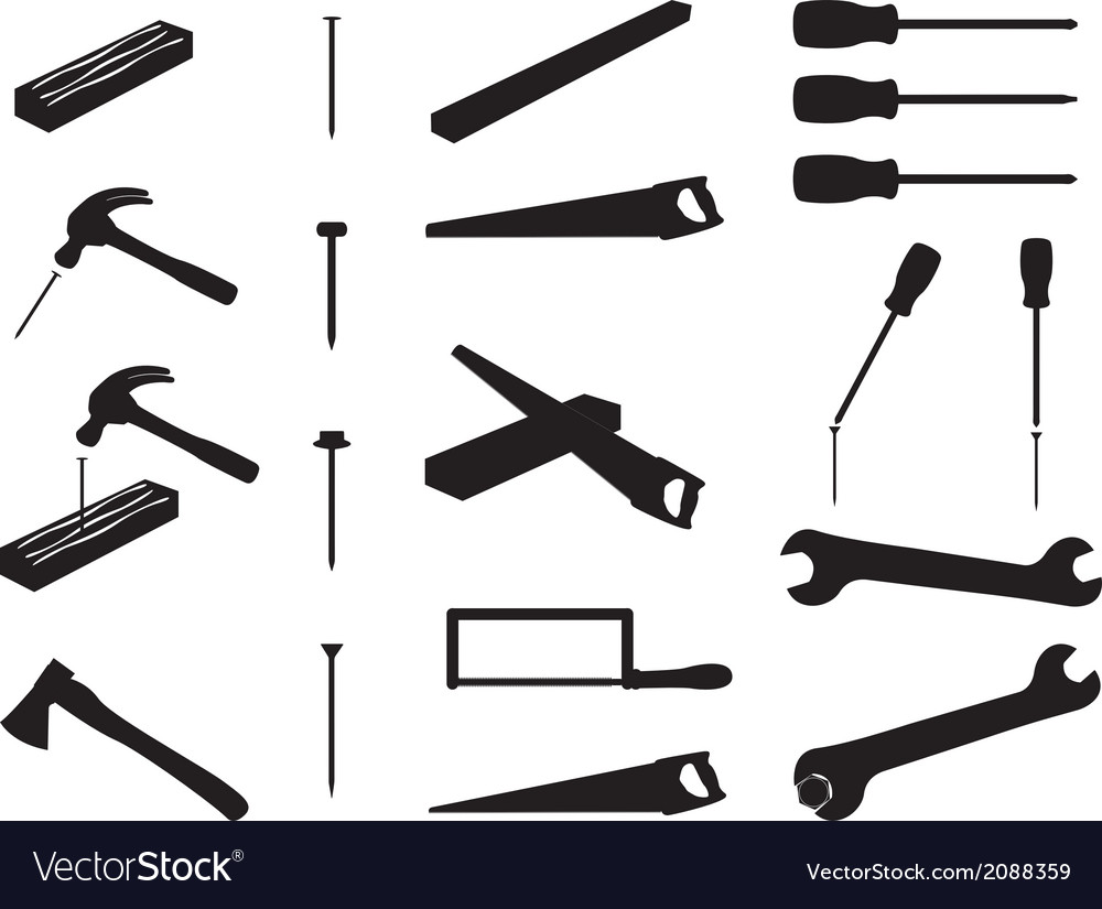 Construction tools Royalty Free Vector Image - VectorStock