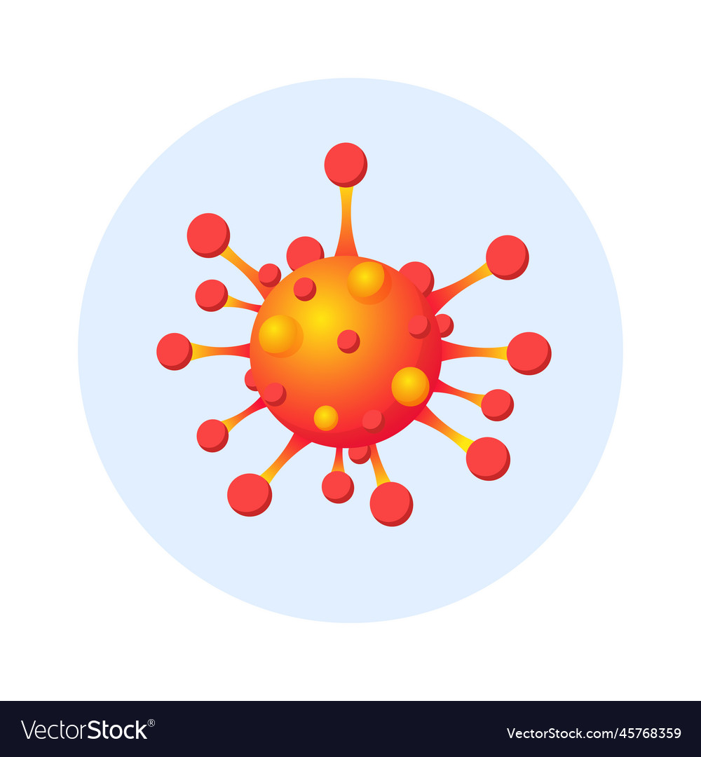 Virus cell round composition Royalty Free Vector Image Virus cell round composition Royalty Free Vector Image