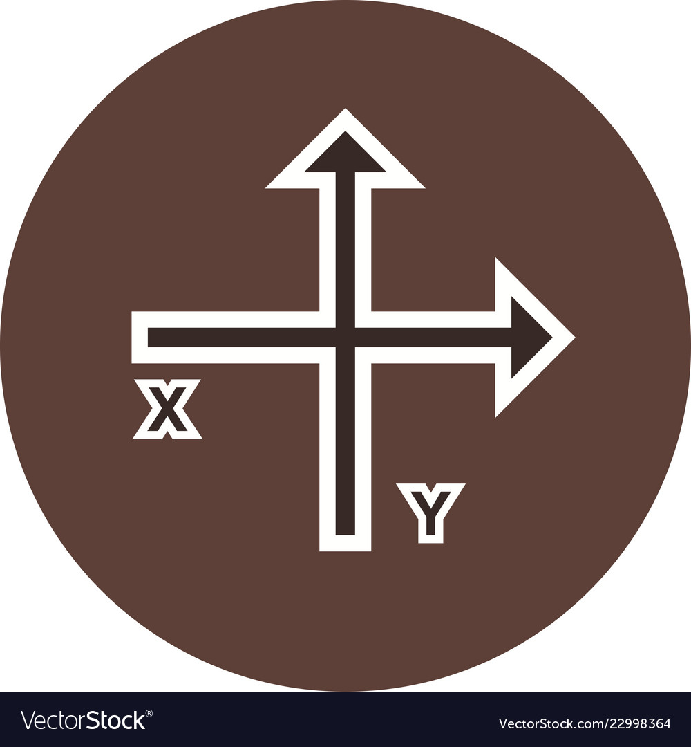 Axis icon Royalty Free Vector Image - VectorStock