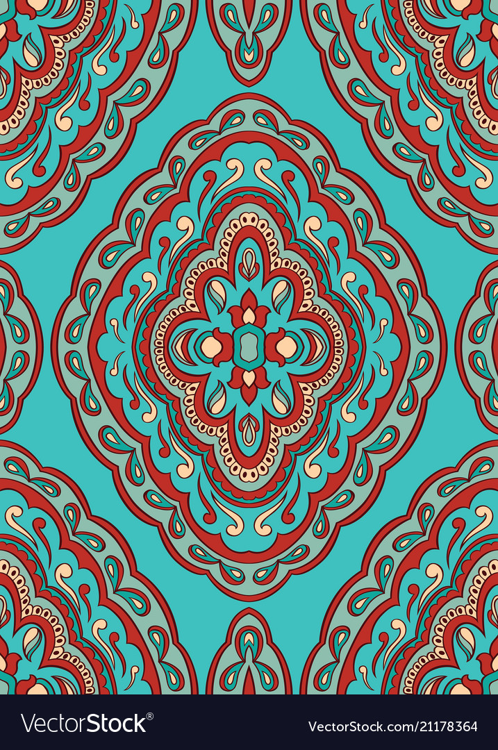 Turquoise abstract pattern Royalty Free Vector Image