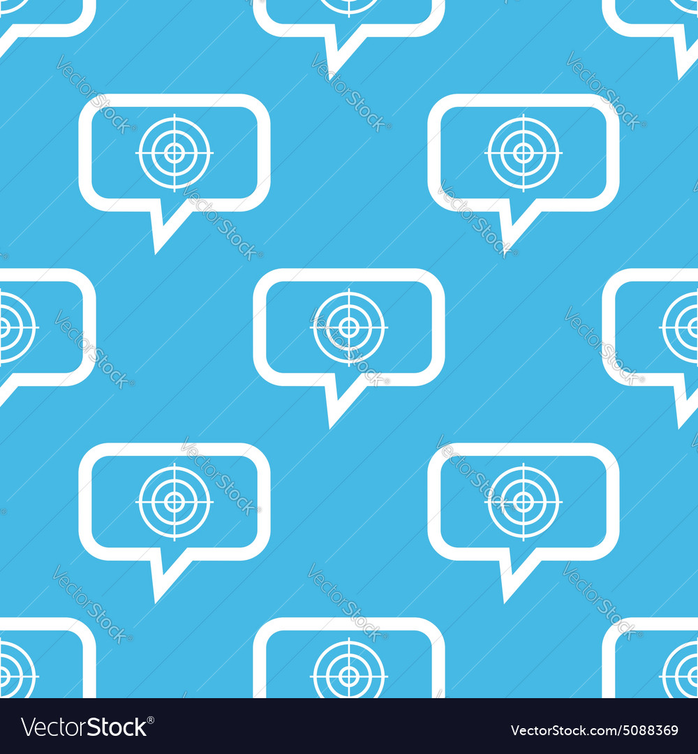 Aim message pattern Royalty Free Vector Image - VectorStock