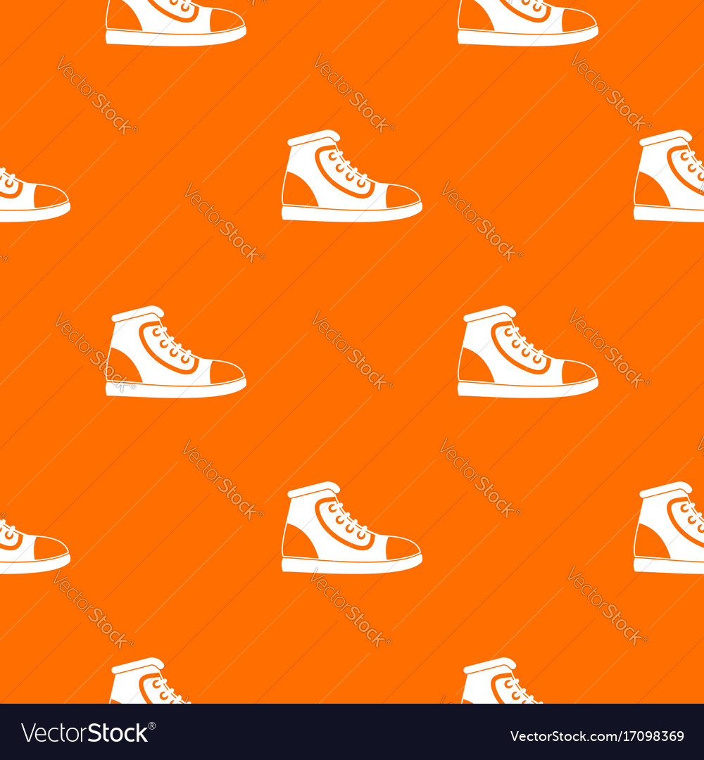 Athletic shoe pattern seamless Royalty Free Vector Image