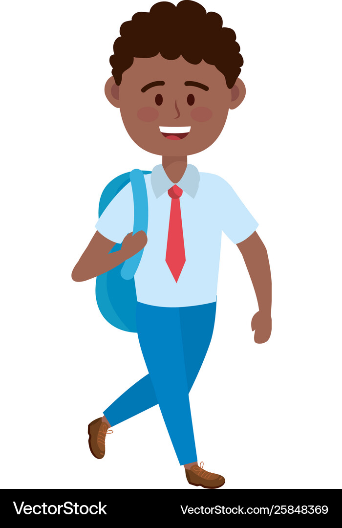 Boy kid school design Royalty Free Vector Image
