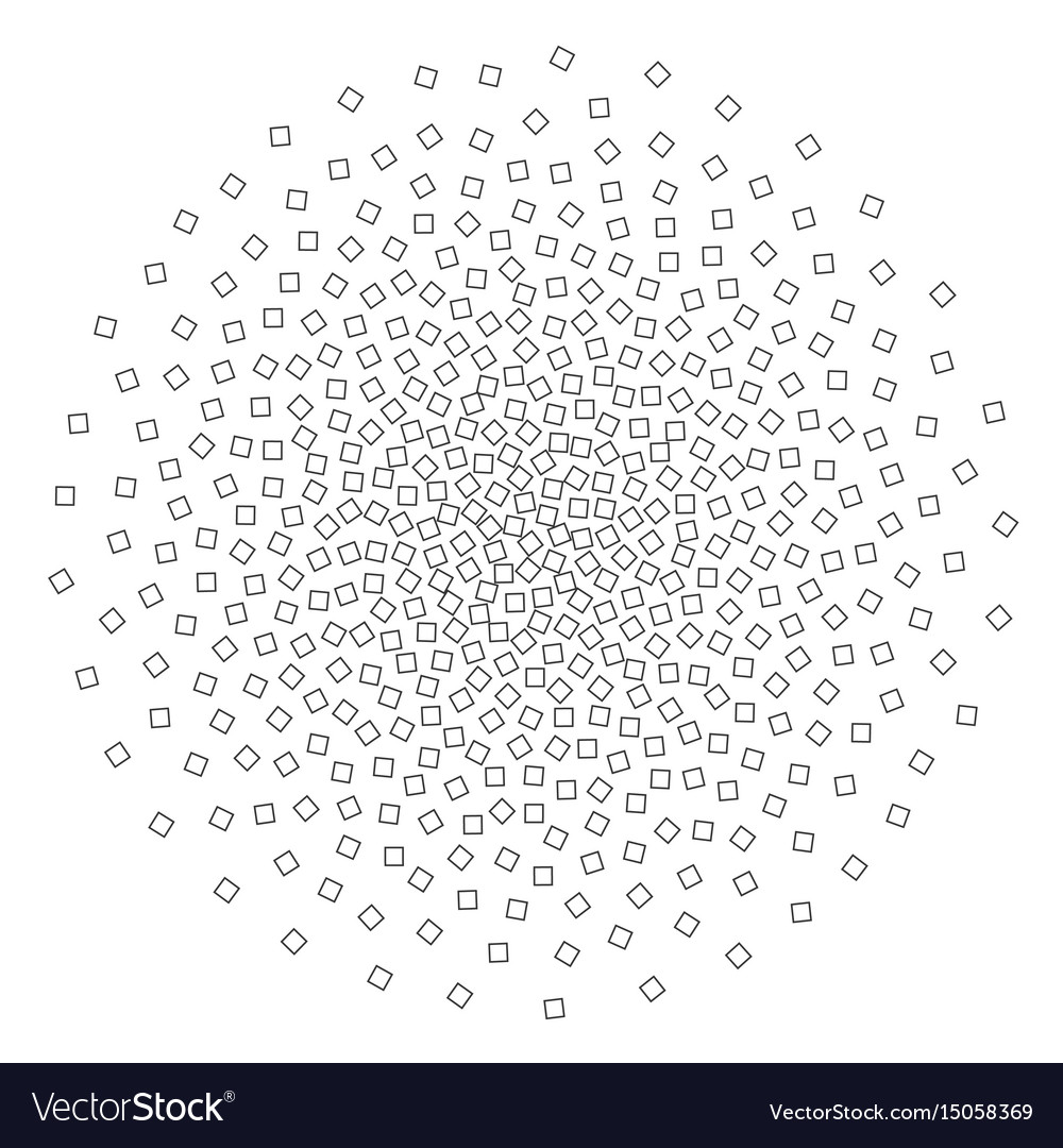 Graphic pattern square shapes Royalty Free Vector Image