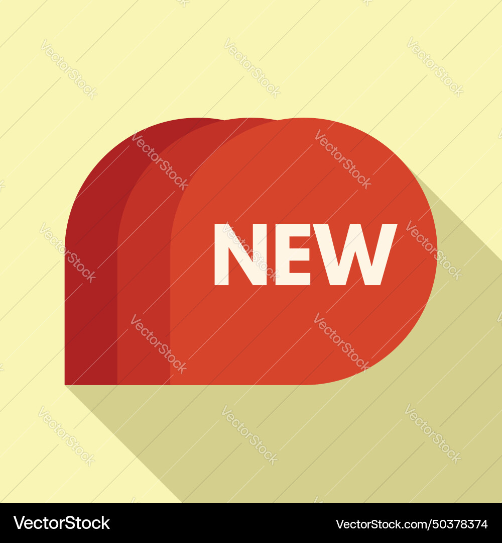Client sale tag icon flat product estimate Vector Image