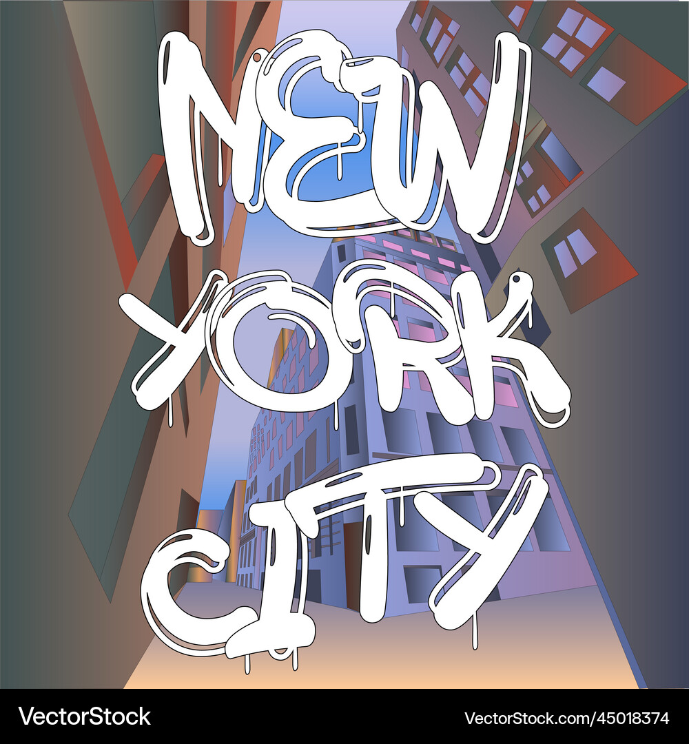 New york city sign Royalty Free Vector Image - VectorStock