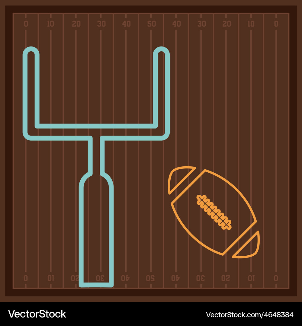 Football design Royalty Free Vector Image - VectorStock