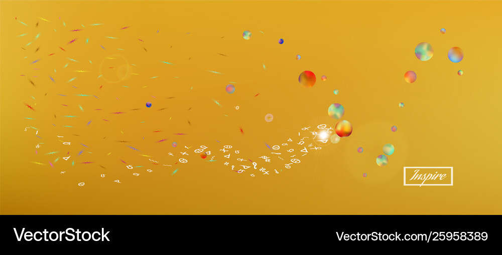 Professional abstract ultra wide space background Vector Image