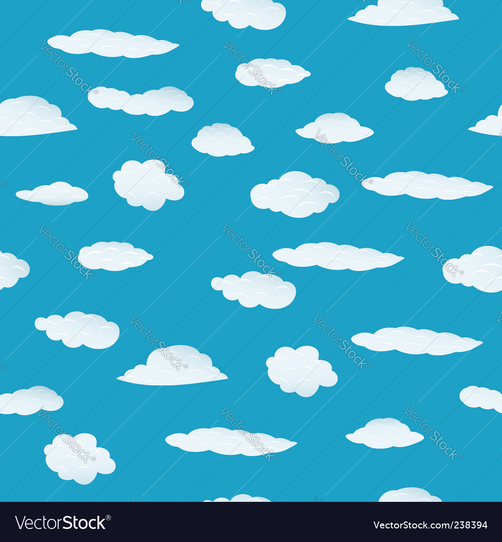 Cloud background Royalty Free Vector Image - VectorStock