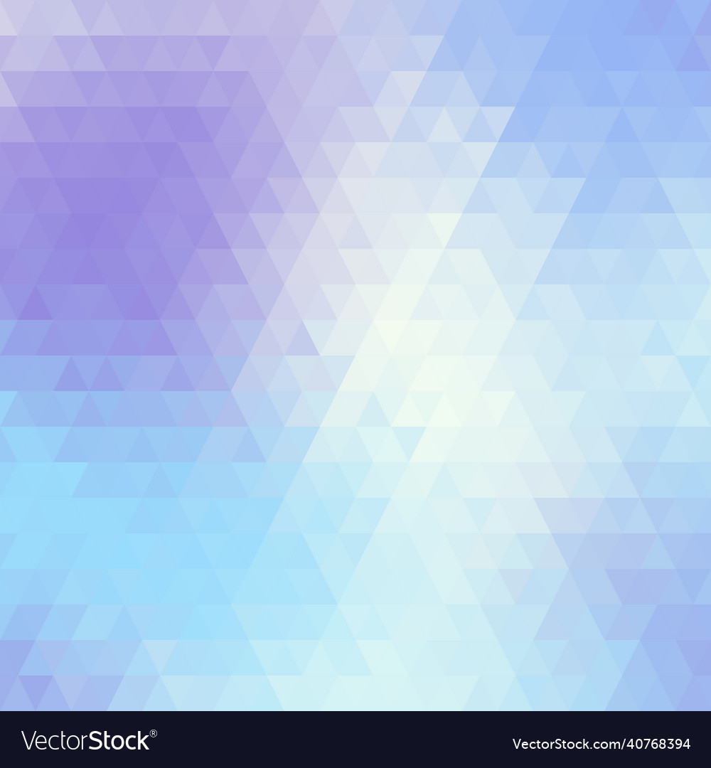 Geometric Abstract Pattern In Low Poly Style Vector Image