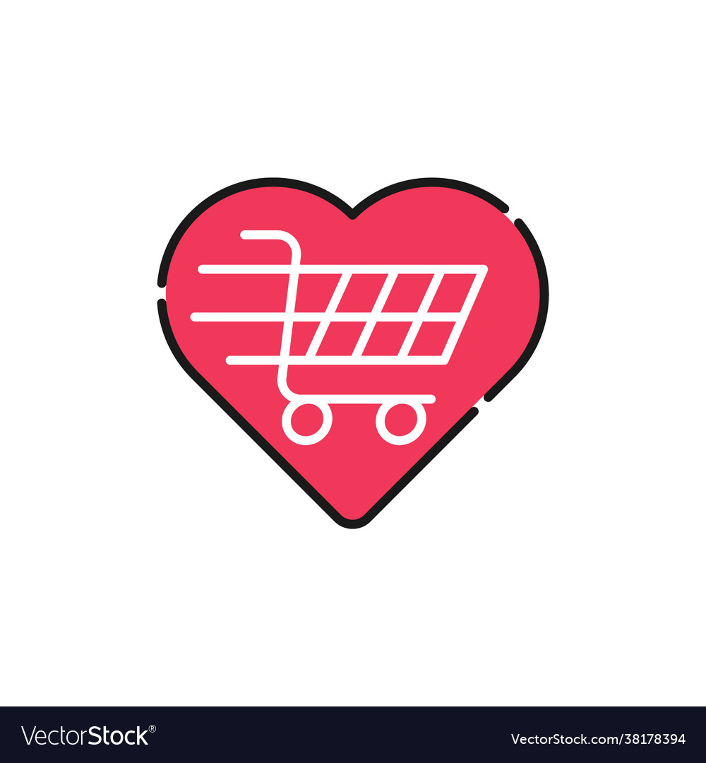 Shopping wish list icon wish list Royalty Free Vector Image