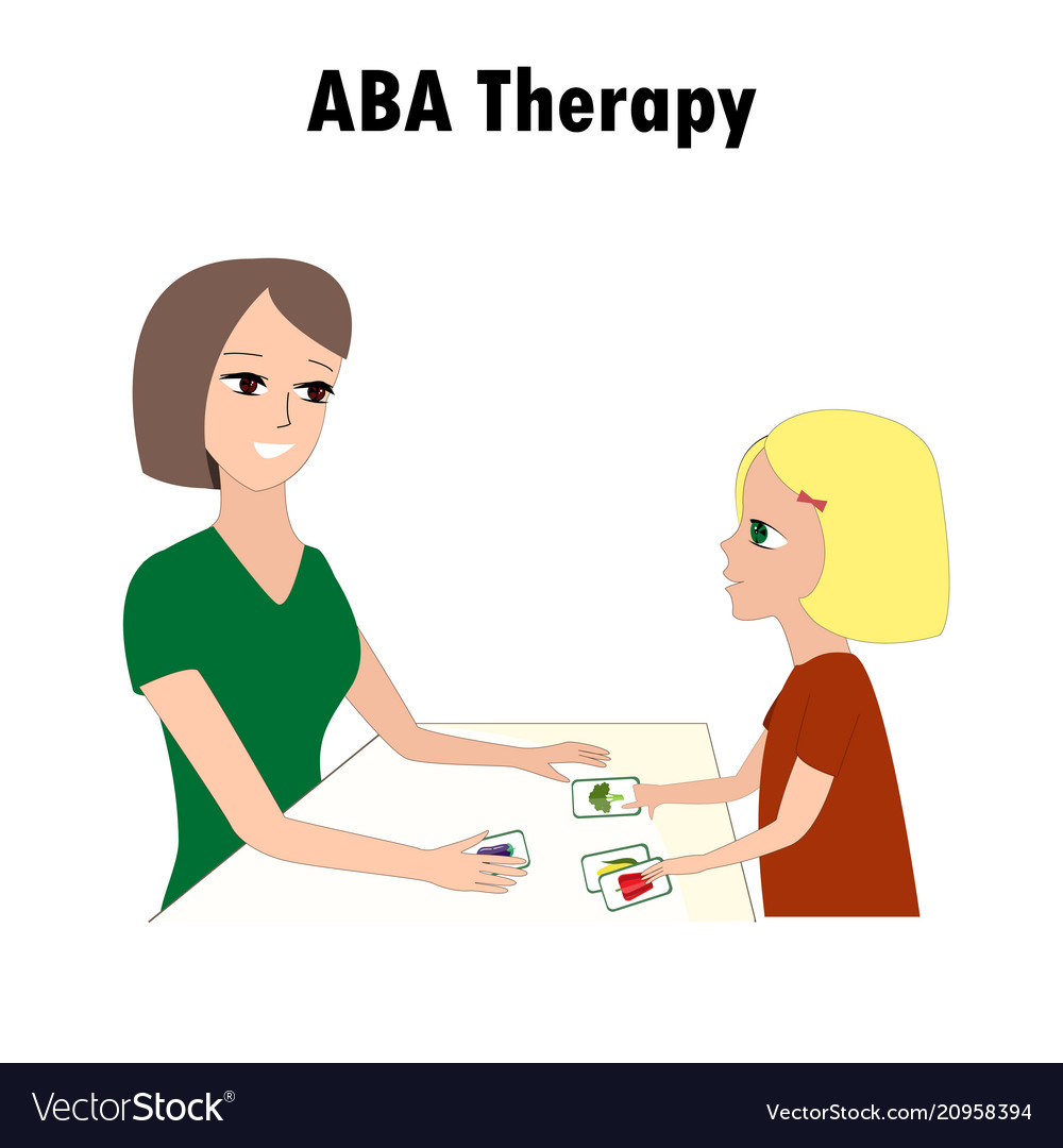 Woman And Girl Pointing Aba Activities Cards One Vector Image Woman And Girl Pointing Aba Activities Cards One Vector Image