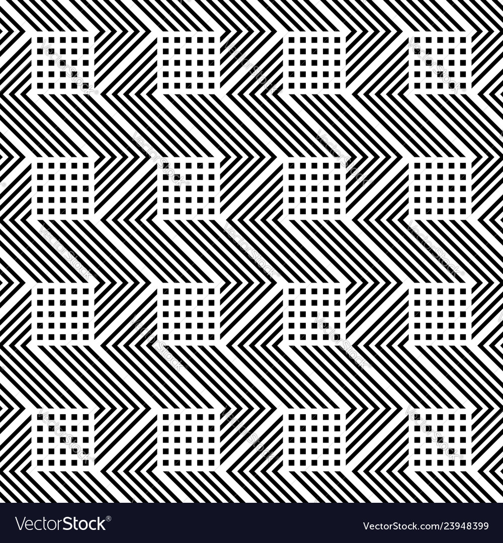 Design seamless monochrome grating pattern Vector Image Design seamless monochrome grating pattern Vector Image