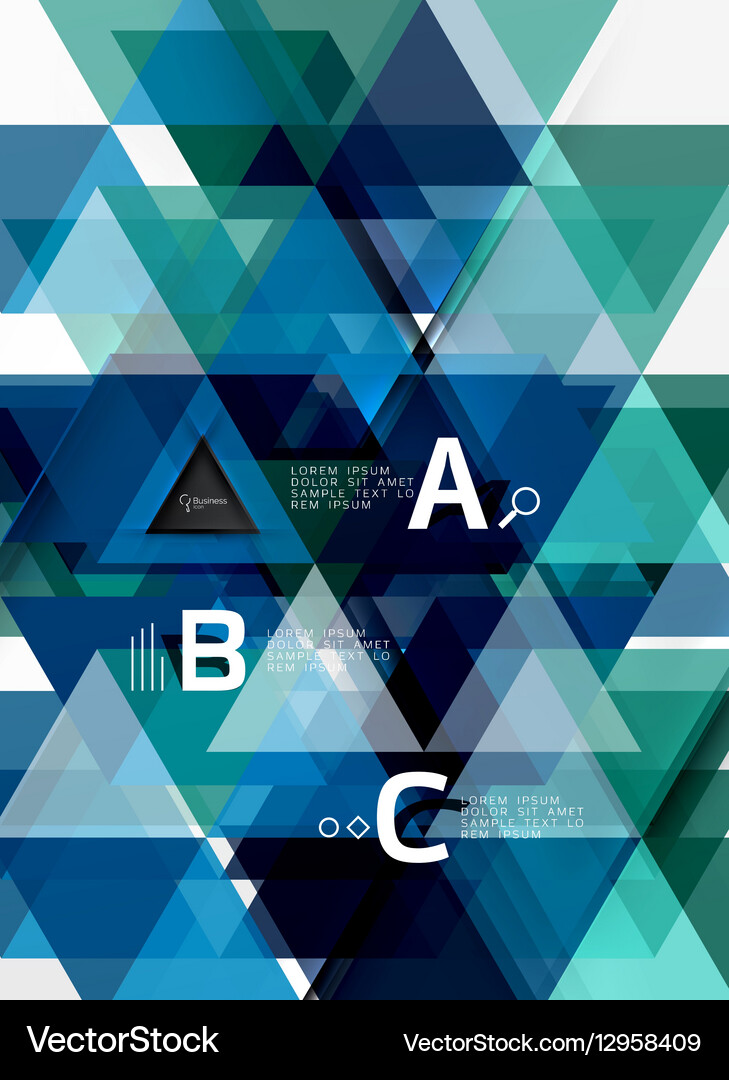 Geometric shape background Royalty Free Vector Image