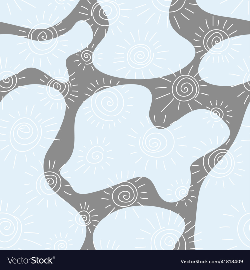 Hand drawn seamless pattern simple pattern Vector Image