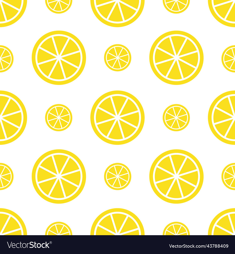 Lemon pattern Royalty Free Vector Image - VectorStock