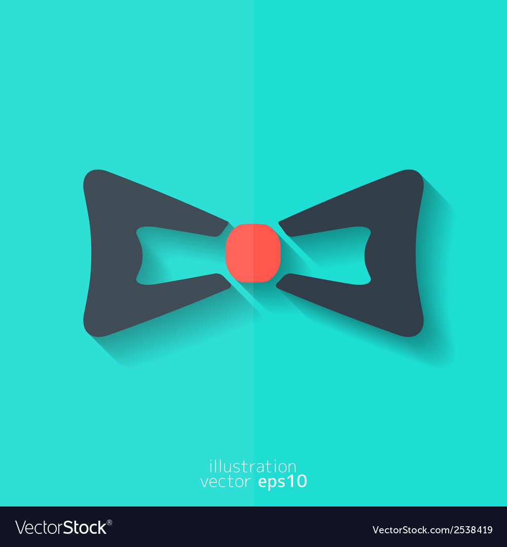 Bow tie icon Royalty Free Vector Image - VectorStock