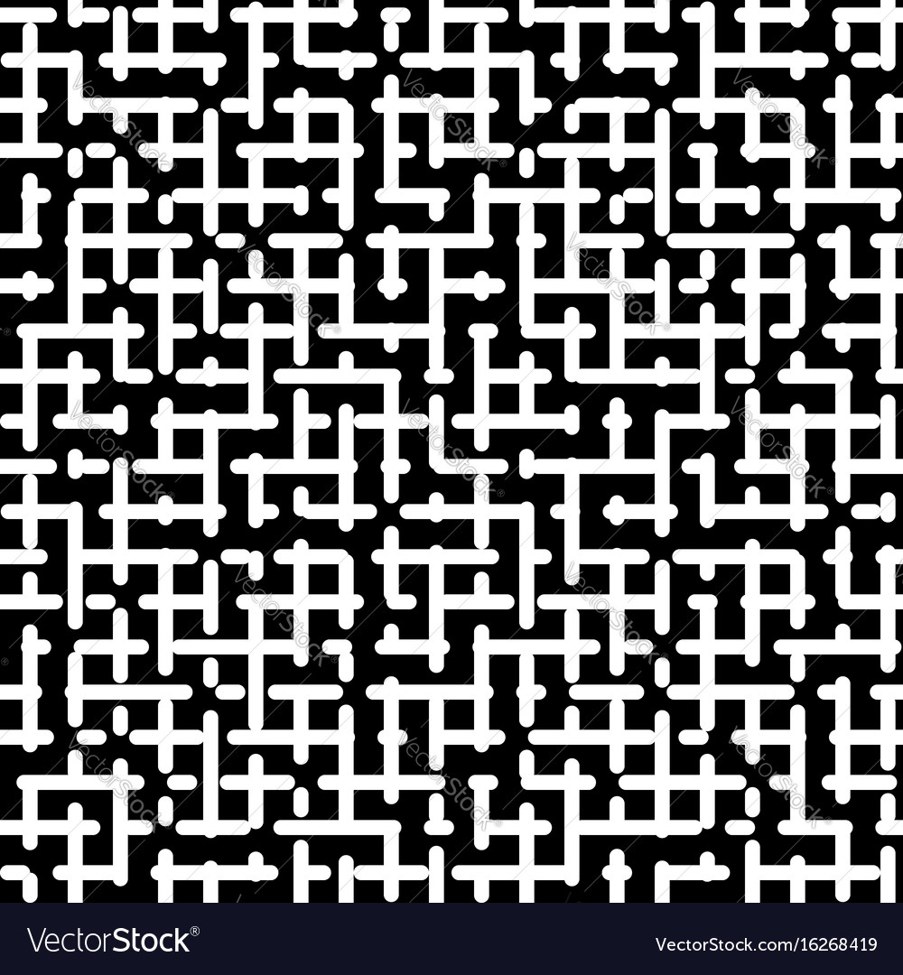 Seamless pattern labyrinth pattern maze pattern Vector Image