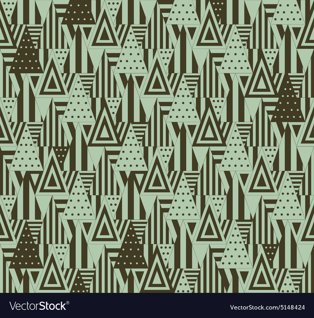 Geometric pattern with triangles Royalty Free Vector Image