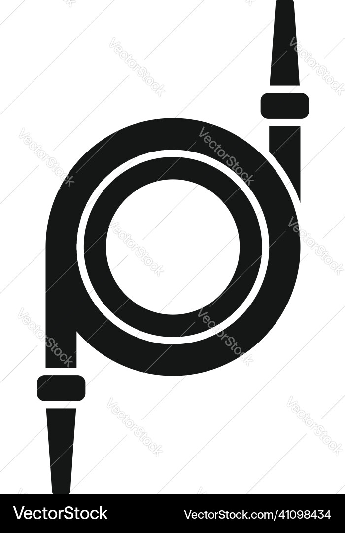 Hose pool icon simple cleaning pool Royalty Free Vector