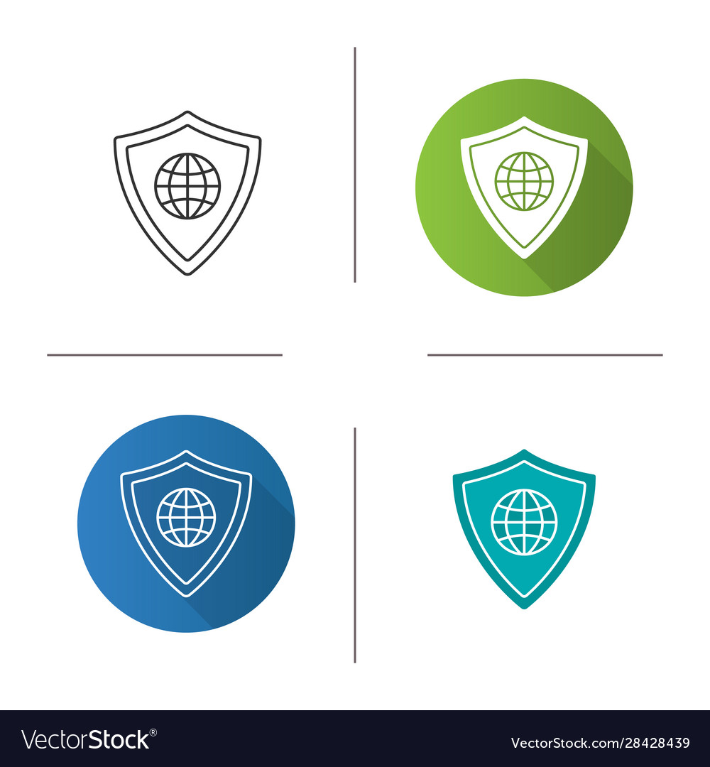 Network security icon Royalty Free Vector Image