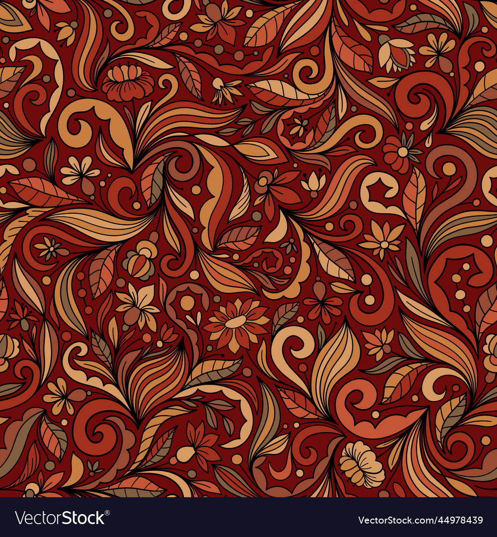 Red seamless background with complex Royalty Free Vector