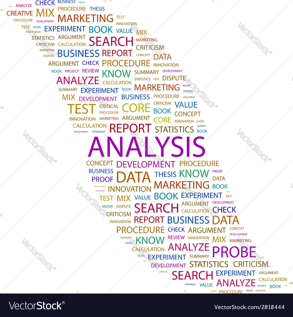 Analysis Royalty Free Vector Image - VectorStock