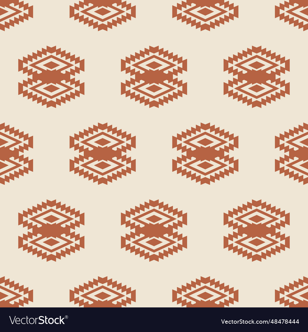 Minimal southwestern boho navajo seamless pattern Vector Image