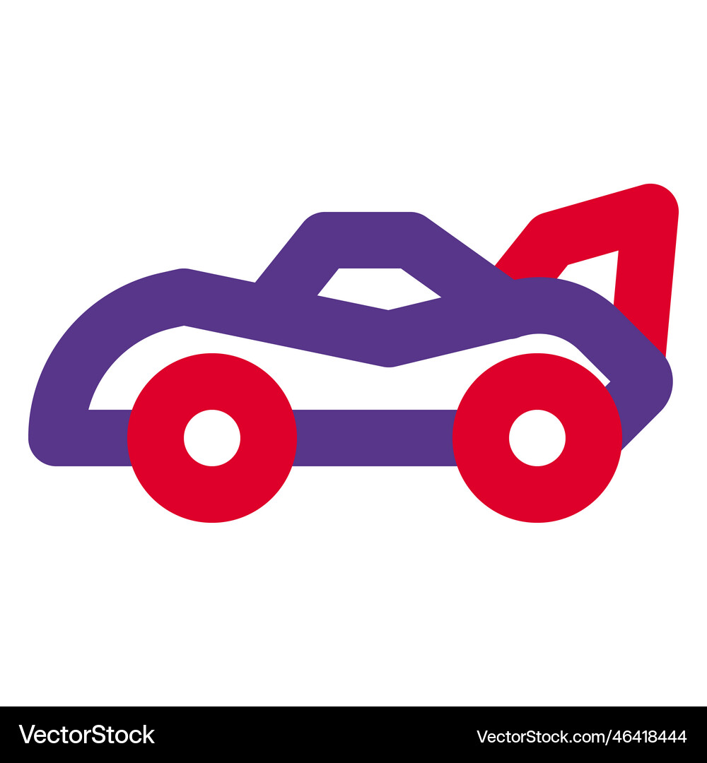 Stylish and efficient heroes car Royalty Free Vector Image