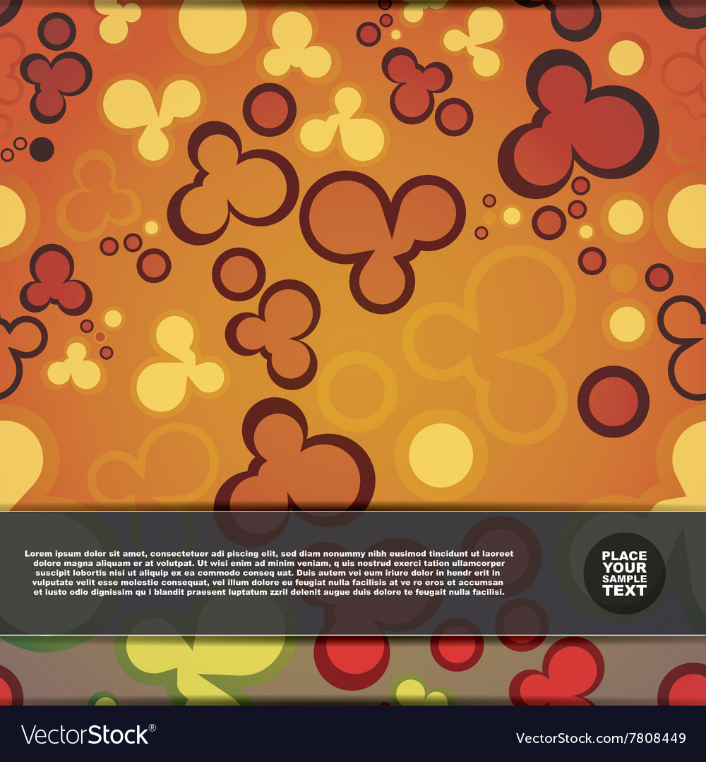 Background with different shapes Royalty Free Vector Image