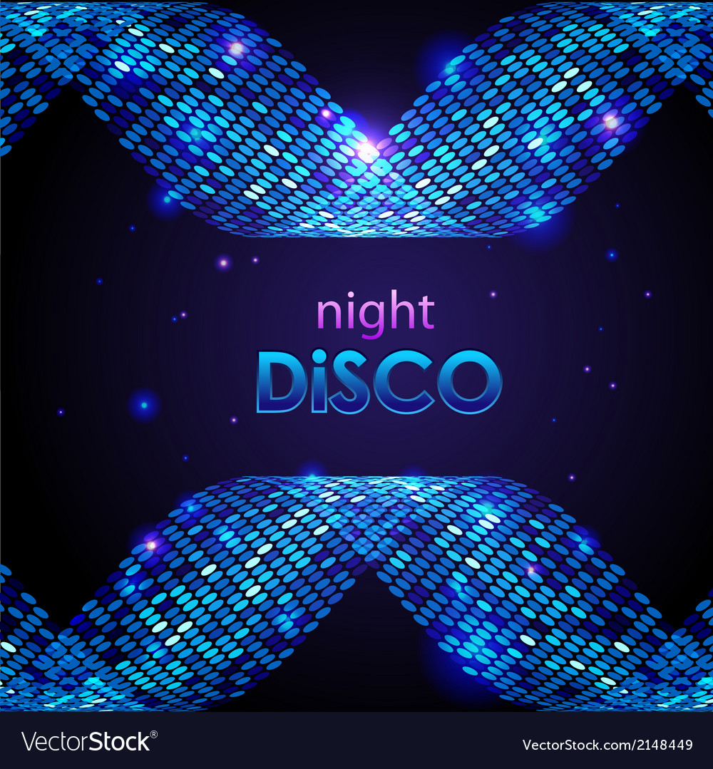 Disco background Royalty Free Vector Image - VectorStock