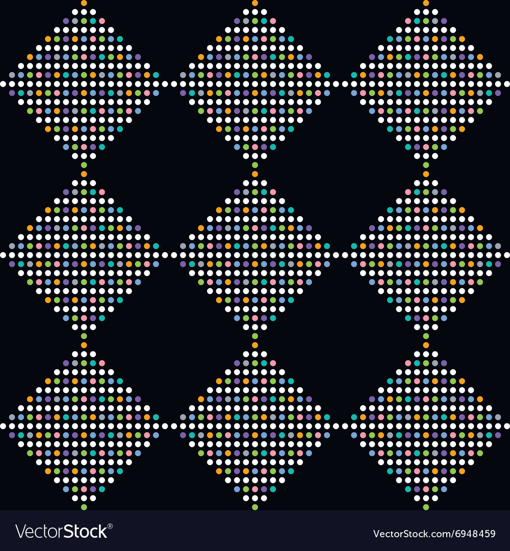 Colorful dot theme art pattern Royalty Free Vector Image